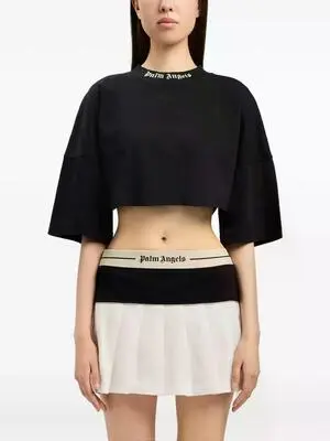Palm Angels Cropped Logo T-shirt