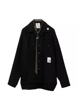 Mihara Yasuhiro Logo-patch Shirt - Black