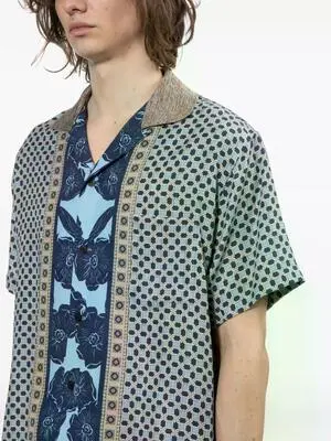 Toga Geometric-print Shirt