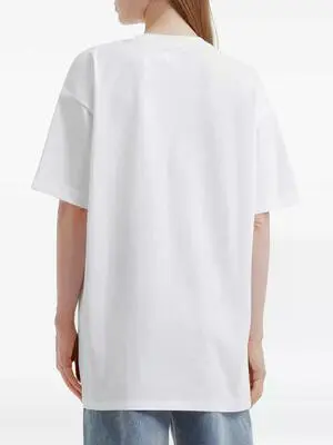Izzue Graphic-detail Cotton T-shirt - White