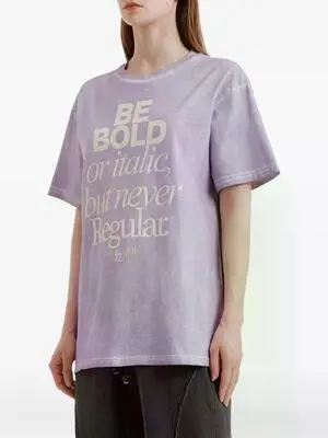 Izzue Graphic-print T-shirt - Purple