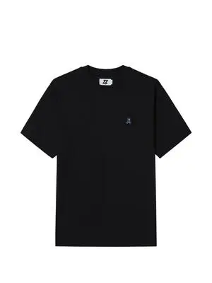 Izzue Logo-detail Cotton T-shirt - Black