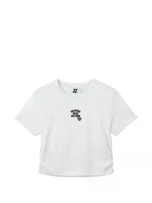 Izzue Graphic-detail Cotton T-shirt - White
