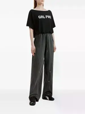 Izzue Layered-design T-shirt - Black