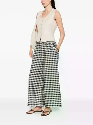 Max Mara Pace Button V-neck Gilet - Neutrals