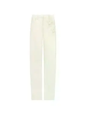 David Koma Floral Appliqué Trousers