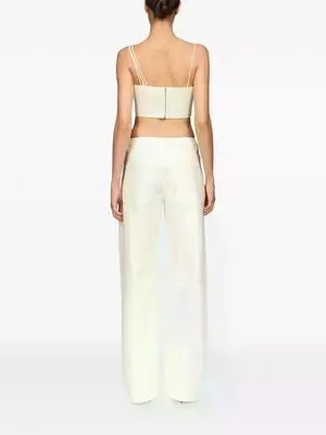 David Koma Floral Appliqué Trousers