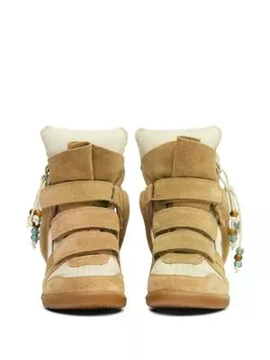 Isabel Marant Étoile Bekett Wedge Sneakers - Neutrals