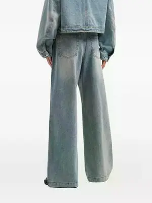 TOUT A COUP Rhinestone-embellished Jeans