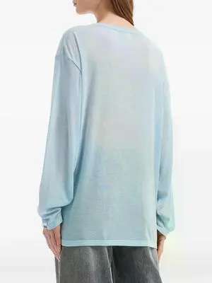 MINI CREAM Graphic-print Long-sleeve T-shirt