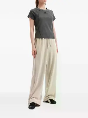 MINI CREAM Drawstring Wide-leg Trousers