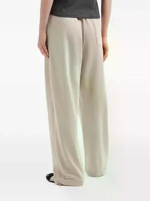 MINI CREAM Drawstring Wide-leg Trousers