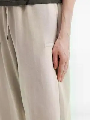 MINI CREAM Drawstring Wide-leg Trousers