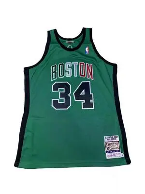Mitchell & Ness Nba Paul Pierce 2007 Boston Celtics Authentic Jersey Top - Green