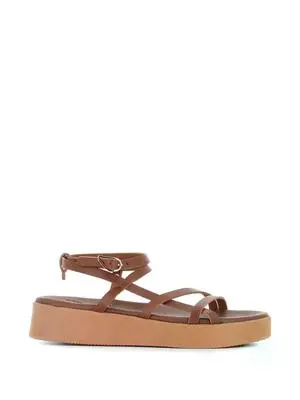 ANCIENT GREEK SANDALS Stiliani Sandals - Brown