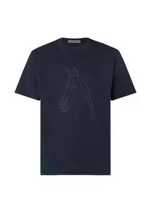 Corneliani Horse-print T-shirt