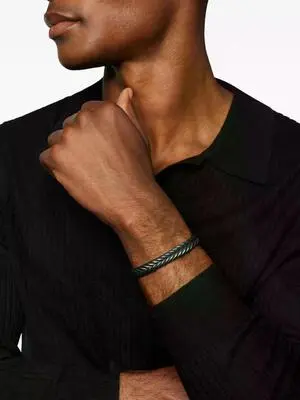 David Yurman David Yurman Chevron Flex Bracelet Black