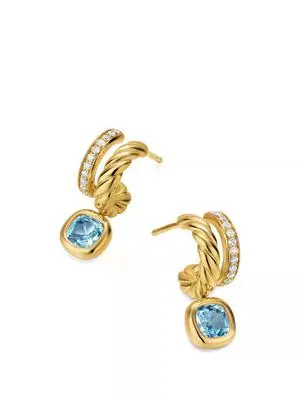 David Yurman Dy Mercer® Color Two Row Drop Earrings - Gold