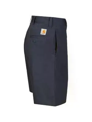 Carhartt Work In Progress Calder Logo-patch Short - Blue