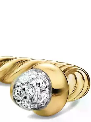 David Yurman Micro Cablespira® Flex Ring - Gold