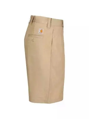Carhartt Work In Progress Calder Logo-patch Shorts - Neutrals