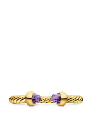David Yurman Micro Cablespira® Flex Open Ring - Gold
