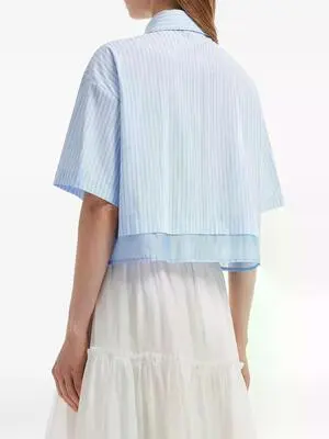 TOUT A COUP Striped Layered Shirt