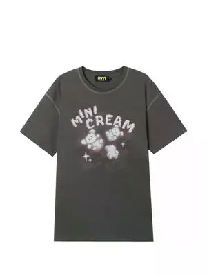 MINI CREAM Cloud-print T-shirt