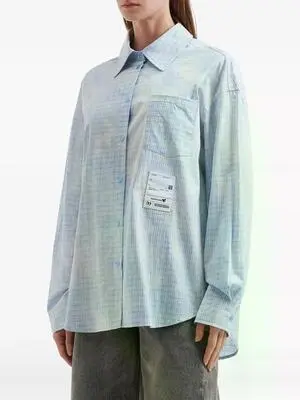 MINI CREAM Checkered Shirt