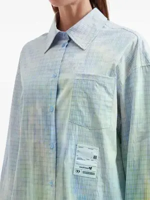 MINI CREAM Checkered Shirt