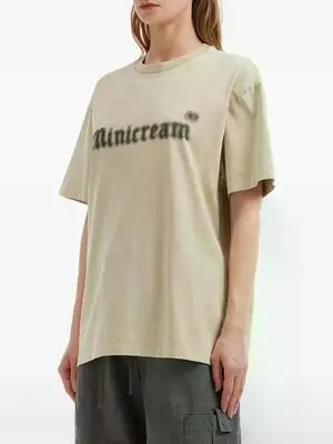 MINI CREAM Logo-print T-shirt
