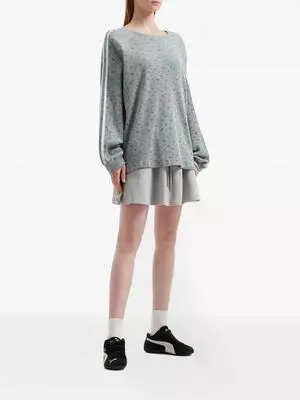 MINI CREAM Floral-print Long-sleeve T-shirt