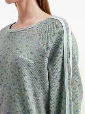 MINI CREAM Floral-print Long-sleeve T-shirt