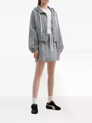 MINI CREAM Zip-up Hooded Jacket