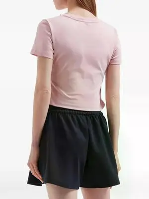 MINI CREAM Chain-embellished T-shirt