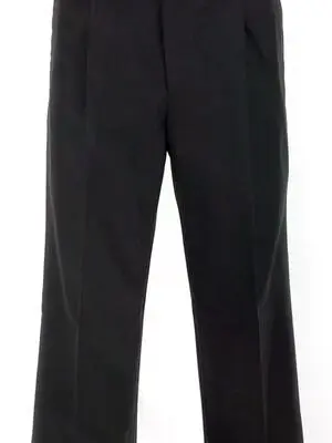 PT TORINO Tailored Crease Trousers - Black