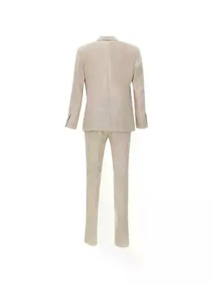 BARBA NAPOLI Patch-pocket Pleated Suit