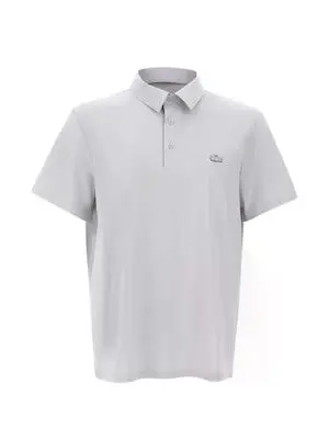 Lacoste Logo-patch Polo Shirt - Grey