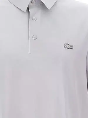 Lacoste Logo-patch Polo Shirt - Grey
