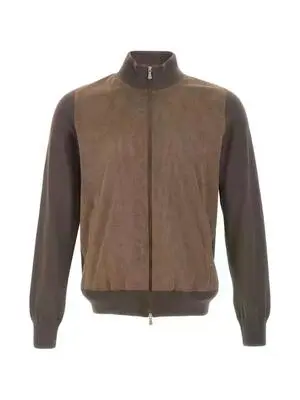 GRAN SASSO Perforated Jacket - Brown