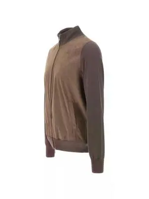 GRAN SASSO Perforated Jacket - Brown