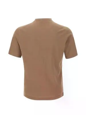 KANGRA Ribbed Crew-neck Knitted T-shirt