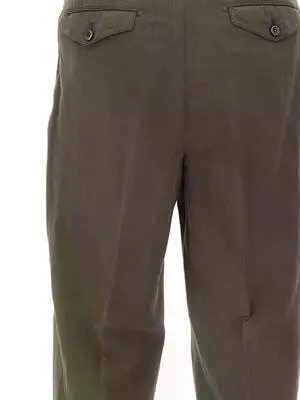 PT TORINO Flap-pocket Tailored Trousers - Brown