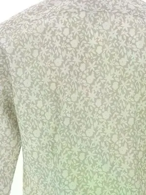 BARBA NAPOLI Floral-print Button-fastening Shirt