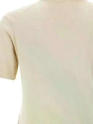 Peuterey Crew Neck T-shirt With Honeycomb Texture