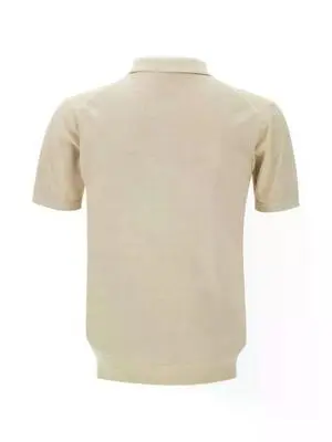 Peuterey Diamond-pattern Polo Shirt - Neutrals