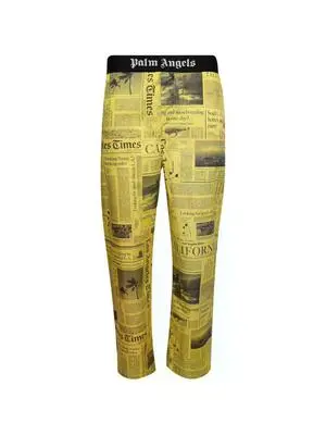 Palm Angels Straight Leg Pants For Men