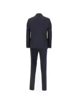 MANUEL RITZ Peaked-lapel Three-piece Suit