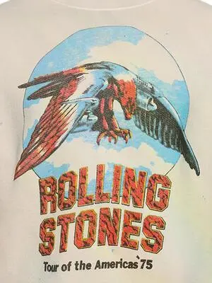 MadeWorn Rolling Stones Graphic Crewneck Sweatshirt - Neutrals
