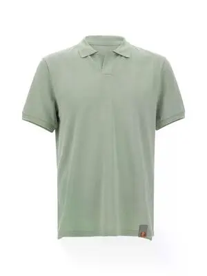 DEKKER Ribbed V-neck Polo Shirt